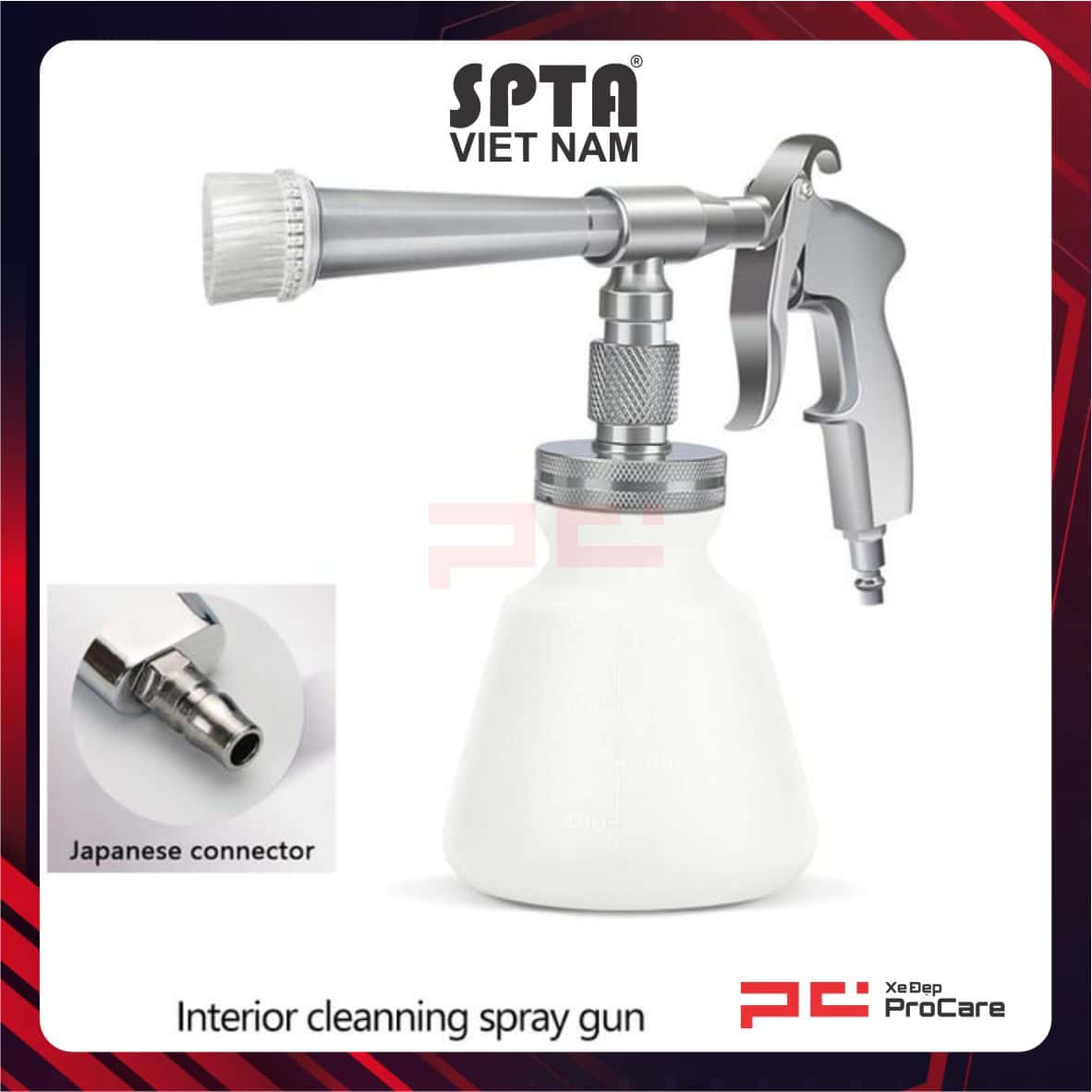Súng chuyên dùng vệ sinh nội thất lõi nhôm (có bình) –STPA – FG008 ...